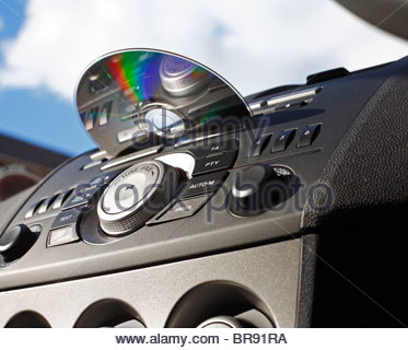 Centre console buttons in a car Stock Photo - Alamy