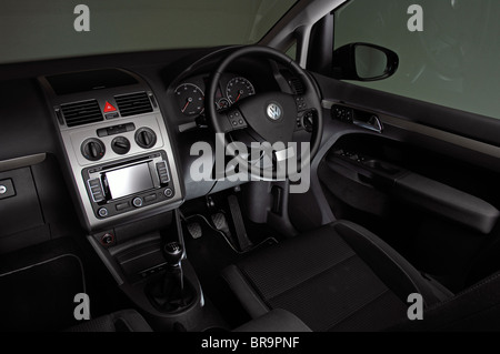Car, VW Volkswagen Touran TDI, Van, model year 2003-, blue, interior ...