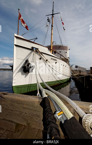 Acadia Museum Ship in Halifax Harbour. The Acadia formerly a research ...