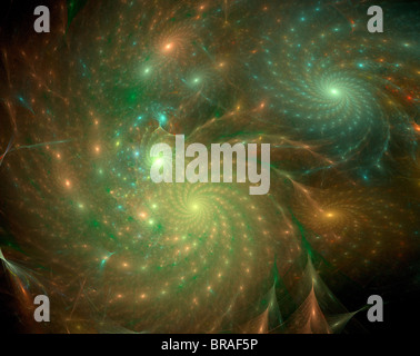 A colorful abstract spiral background image Stock Photo - Alamy