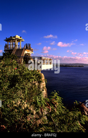 Tower over water at Two Lovers Point Guam USA Stock Photo - Alamy