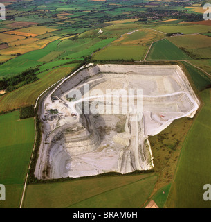 aerial view of a chalk quarry in Beverley, East Yorkshire Stock Photo ...