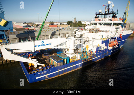 Bibby Sapphire ship, Port harbour, Aberdeen, Scotland Stock Photo ...