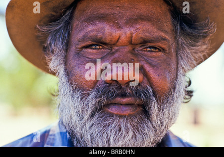 Aboriginal tribal elder, Australia Stock Photo - Alamy