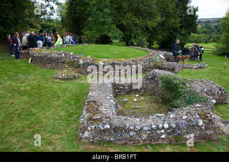 Roman tombs, archaeological remains, Keston, Kent, UK Stock Photo ...