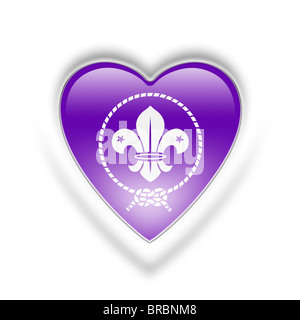 World Organization of the Scout Movement flag Stock Photo - Alamy