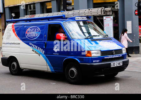 Pimlico Plumbers van, London, UK Stock Photo - Alamy