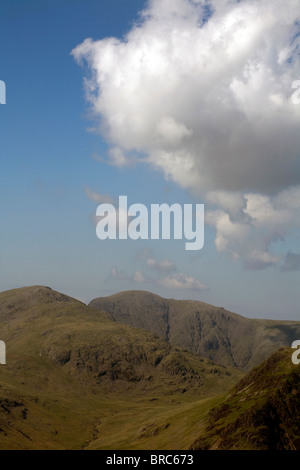 Scoat Fell, Red Pike, Pillar and Yewbarrow seen from Illgill Head, in ...