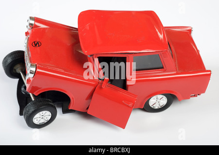 Smashed up toy car Stock Photo - Alamy