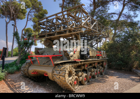 Sherman multiple rocket launcher Stock Photo - Alamy