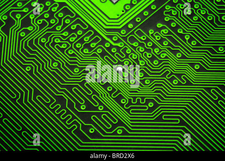 Printed circuit board without electronic components ready for assembly ...