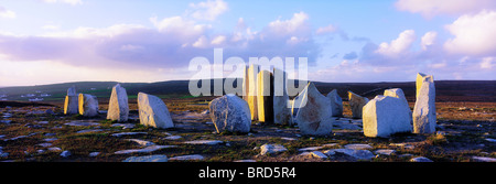 Blacksod Point, Co Mayo, Ireland; Stone Circle Stock Photo - Alamy