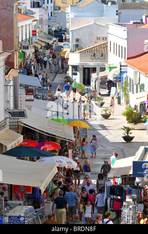 Shopping street, Albufeira, Algarve, Portugal, Europe Stock Photo - Alamy