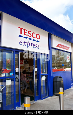 Tesco Express Local small Supermarket and Costa Coffee on Church Street ...