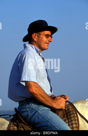 Frenchman, French man, tourist, horseback ride, riding horse ...
