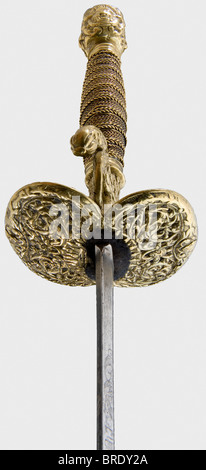 An officer's small-sword, Saxony(?), circa 1700 Hollow-triangular ...