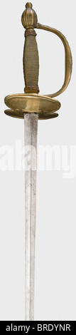 A French model 1767 infantry officer's sword, 1775 - 1776 version ...