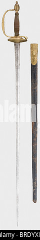 A French model 1767 infantry officer's sword, 1775 - 1776 version ...