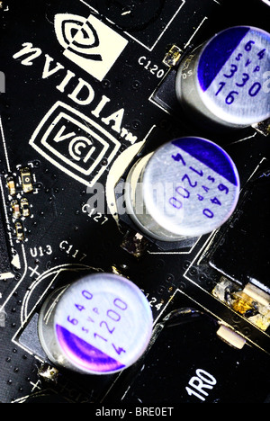 An macro photograph of a nvidia graphics card Stock Photo - Alamy