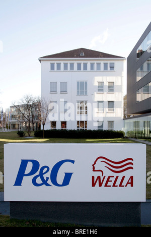 Headquarters of the Wella AG, cosmetics producing subsidiary of the US ...