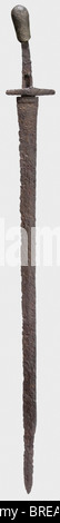An Avar sword, Hungary, 7th/8th century Slightly curved, single-edged ...