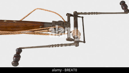 A heavy target crossbow with a Spanish windlass,Dutch or Flemish,circa ...