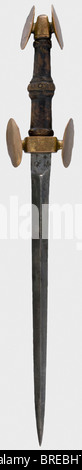 A Venetian eared dagger, circa 1500 Sturdy, slightly hollow-triangular ...