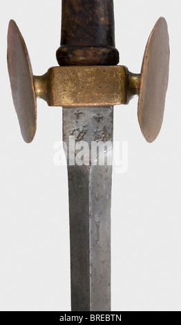 A Venetian eared dagger, circa 1500 Sturdy, slightly hollow-triangular ...