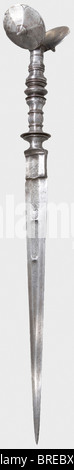 A Spanish eared dagger, 2nd half of the 16th century Slender, double ...