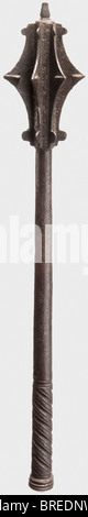 A German mace, 1st half of the 16th century Hexagonal striking head ...