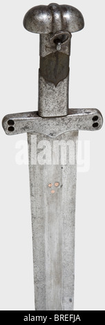 A Mameluke sword, Egypt or Syria, 14th century, Strong double-edged ...