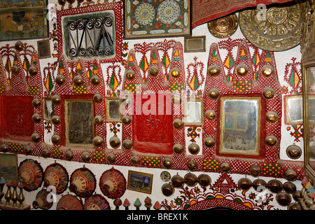 Interior decoration of a house in Ghadames Old Town Libya Stock Photo ...