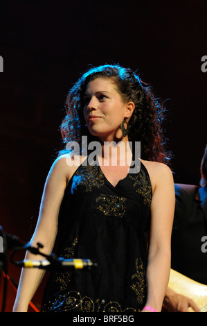 Zar Band lead singer Shetland Folk Festival 2009 Stock Photo - Alamy
