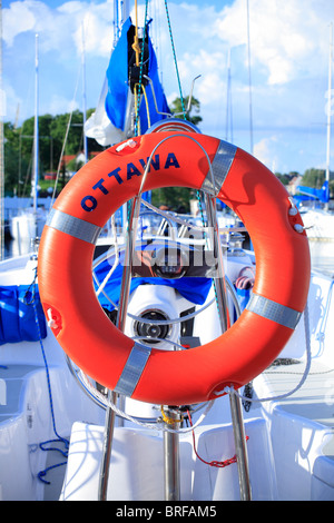 Poland, Masuria, Sailing boat on Lake Niegocin Stock Photo - Alamy