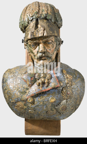 A figurehead SMS "Radetzky" Colour portrait bust of field marshal ...