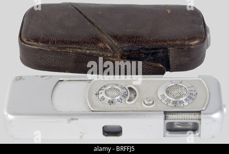 A "Minox" miniaturized camera., Invented in 1937 by the Latvian ...