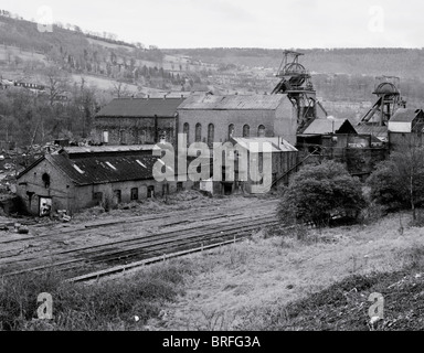 Disused Celynen South colliery near Newbridge Gwent South Wales UK ...