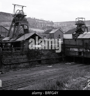 Disused Celynen South colliery near Newbridge Gwent South Wales UK ...