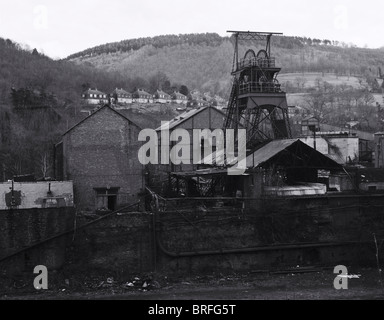 Disused Celynen South colliery near Newbridge Gwent South Wales UK ...