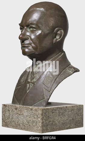 Friedrich Christiansen (1879 - 1972) - a bronze bust of the Air Force ...