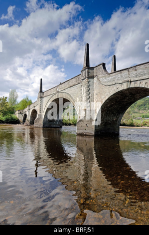 The Tay Bridge at Aberfeldy, Built by General George Wade, in Autunm ...