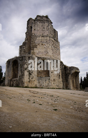 Tour Magne, roman tower, Nimes, Languedoc-Roussillion, Provence, France ...