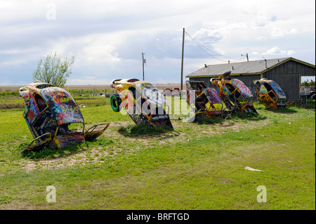 Bug Farm along I-40 Route 66 Conway Texas Stock Photo - Alamy