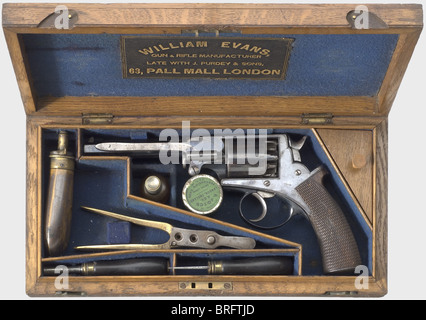 A cased Beaumont-Adams percussion revolver,Edward & George Higham ...