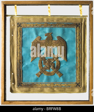 Hermann Göring.,High quality museum preparation of his automobile flag ...