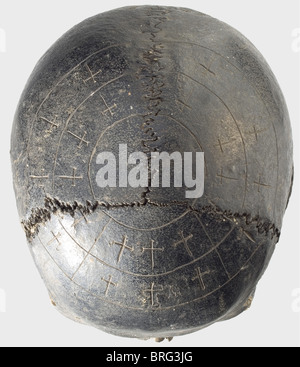 An oath skull, German, 16th - 17th century Human skull missing the ...
