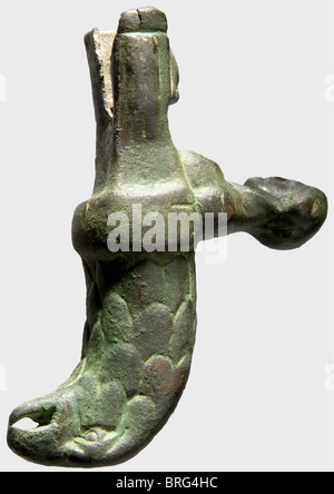 A bronze hilt for a Roman gladiatorial sword,1st/2nd century A.D.Finely ...