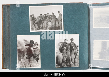 Waffen SS Kriegsberichter (War Reporter) Re-enactor Stock Photo - Alamy