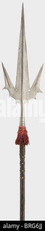 Red metal pole, side device, for determine level of bridge, 4 points ...