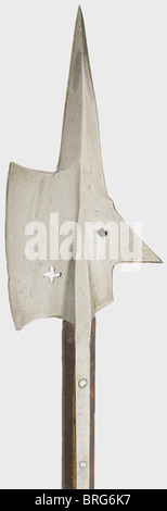 A Sempach halberd,Switzerland,17th century Heavy,double-edged thrusting ...